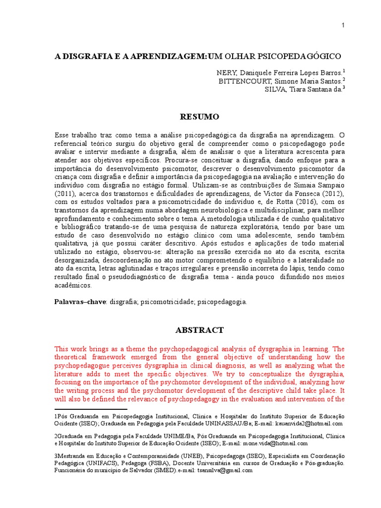 Tcc - Devolutiva Final (2)Doc | Aprendizado | Psicologia