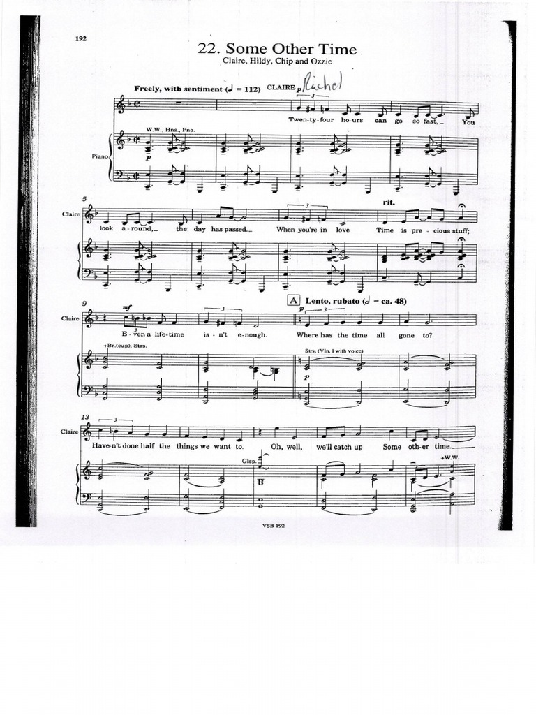 Some Other Time | PDF