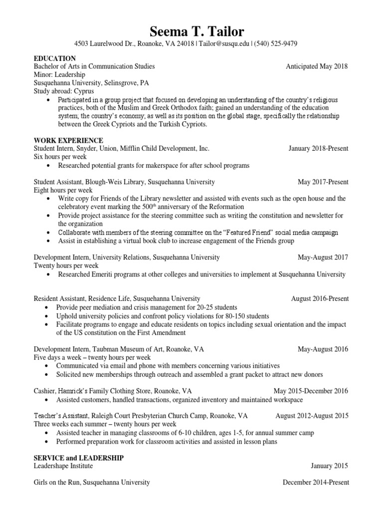 Seema Tailor Resume 4 | PDF | Cyprus | University