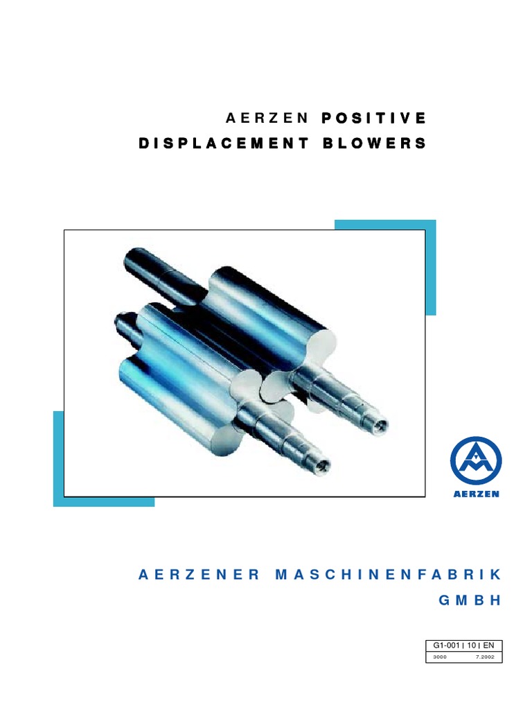 Aerzen Positive Displacement Blowers PDF | PDF | Pump | Transmission ...
