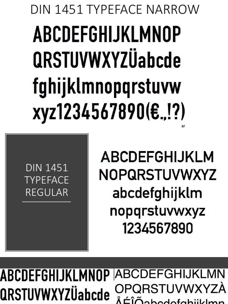 Din 1451 Fe Schrift | PDF | Typography | Typefaces