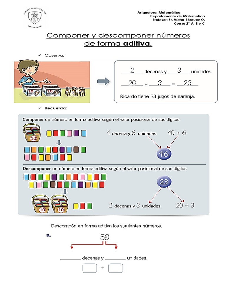 Descomponer 4 Completo | PDF | Science | Enseñanza de matemática