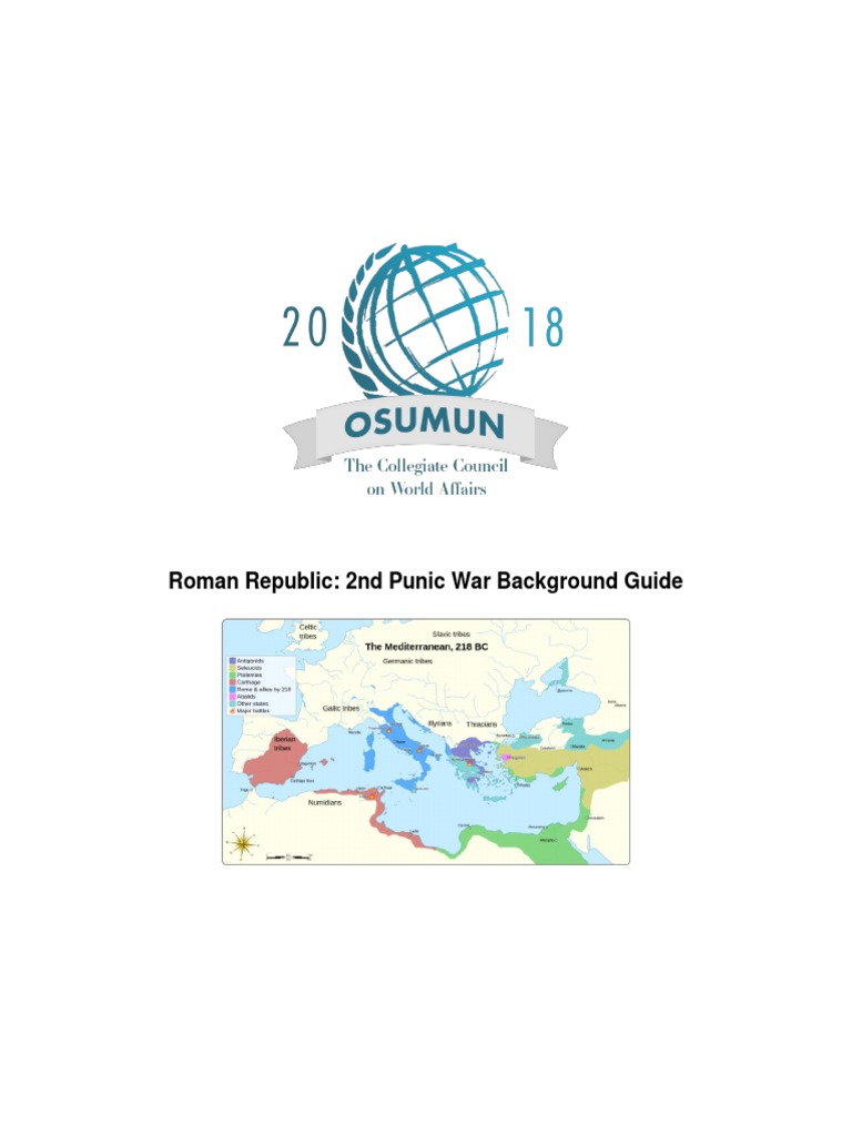 Roman Republic: 2nd Punic War Background Guide | PDF | Roman Republic ...