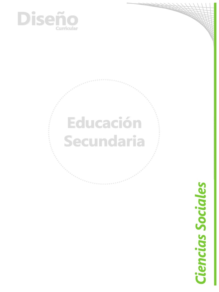 Diseño Curricular De Educacion Secundaria Chubut Pdf Geografía