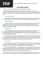 Key Pillars of World Class Manufacturing | PDF | Reliability ...
