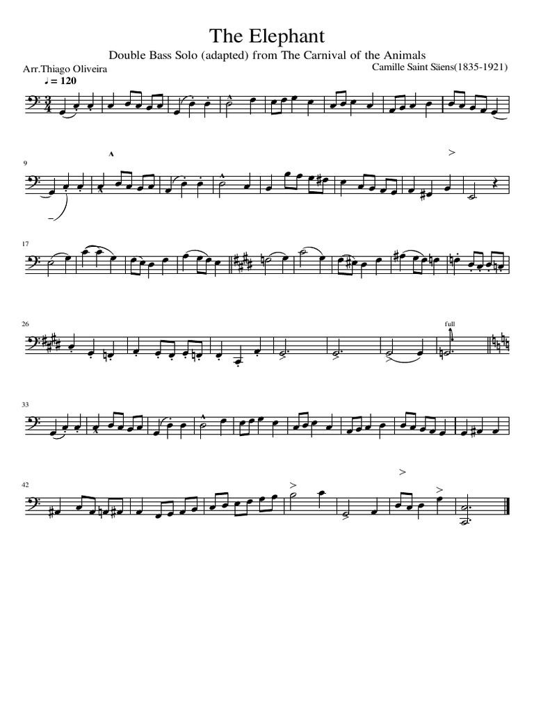 The Elephant Bass | PDF