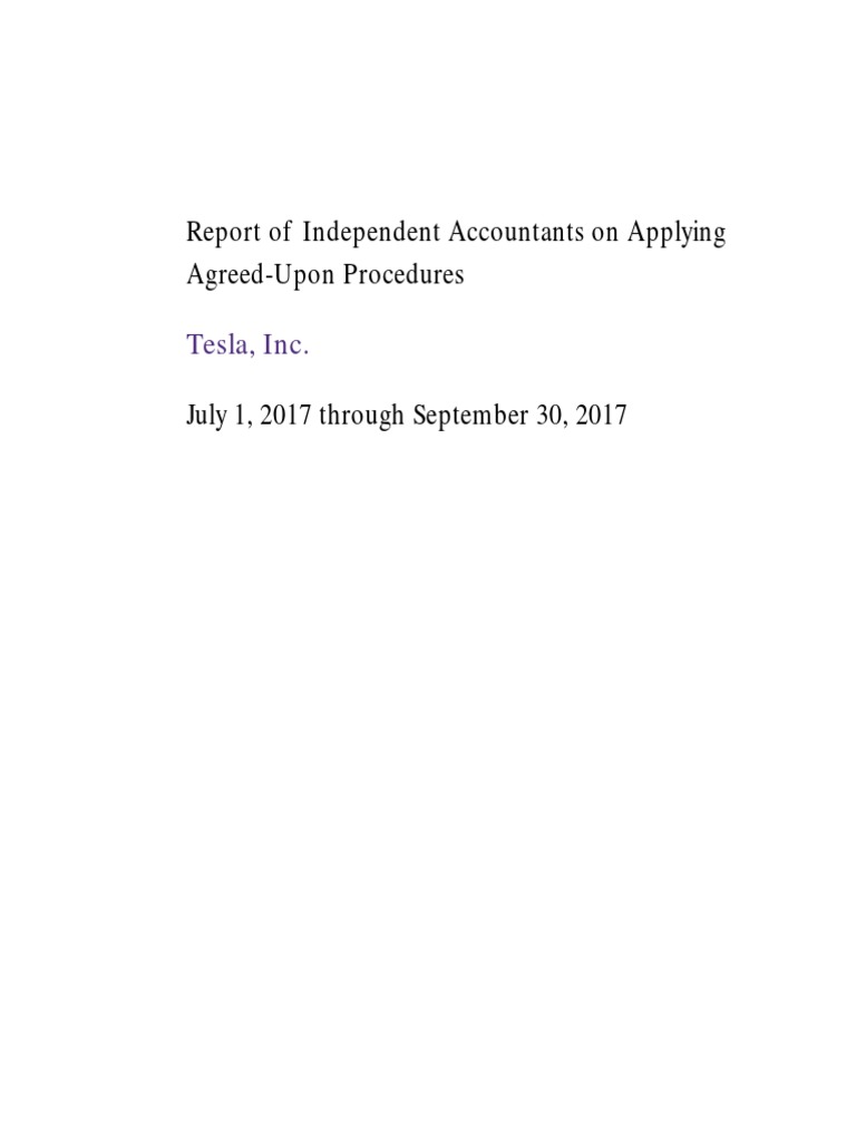 Tesla Compliance Audit | PDF | Government | Business