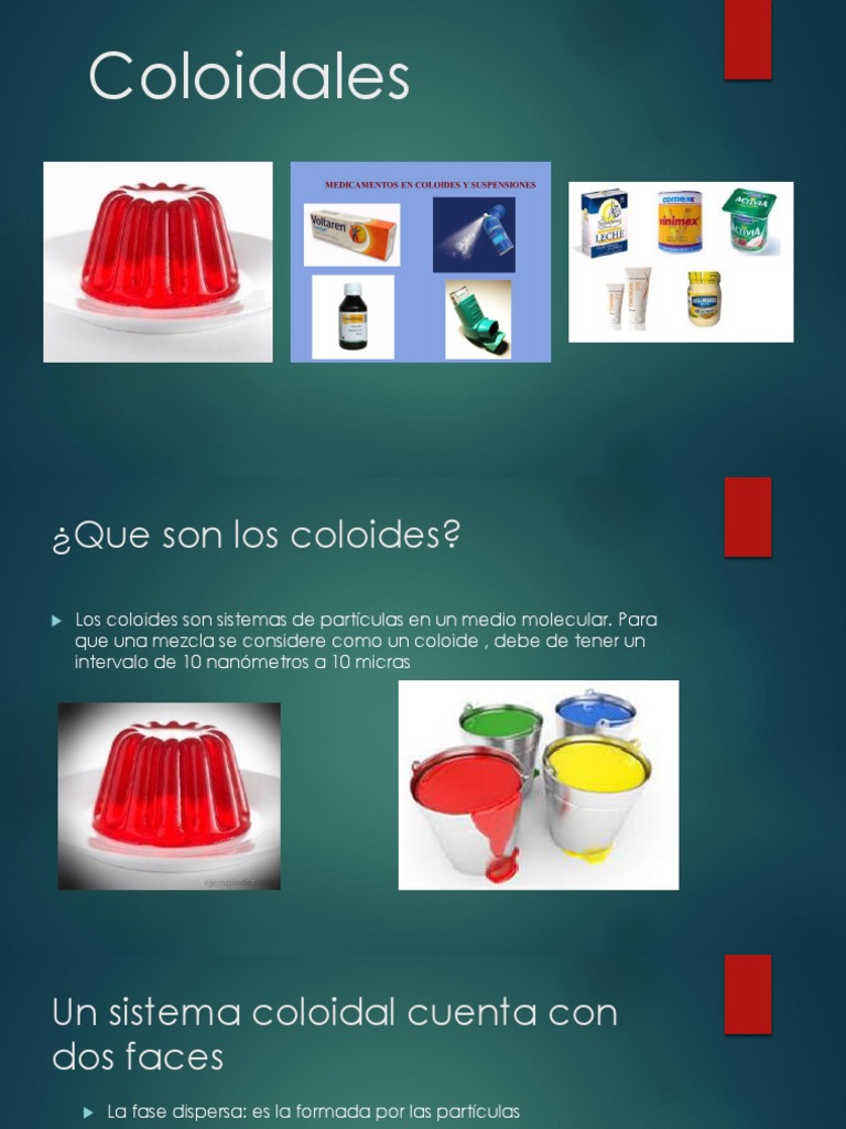Exposición Coloides | PDF | Coloide | Química