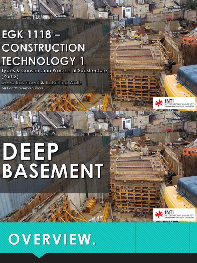 Deep Basement | PDF | Deep Foundation | Tunnel