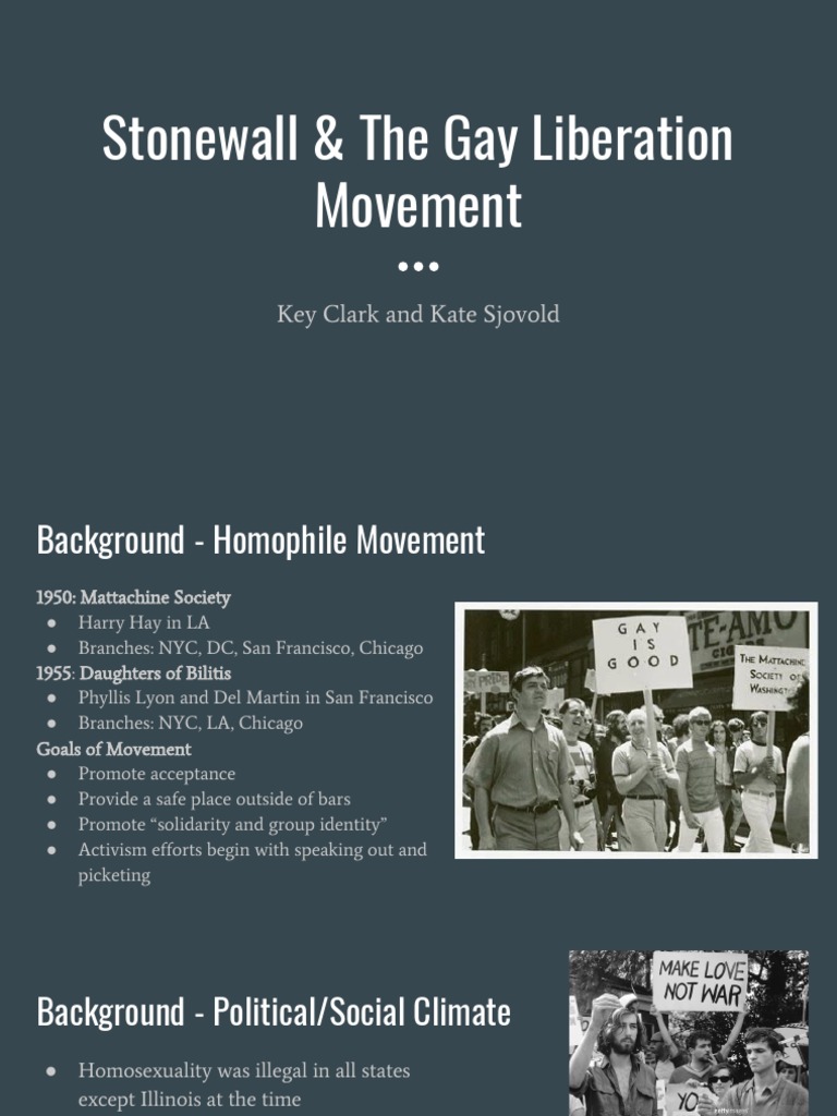 Stonewall and Gay Liberation Movement | PDF | Lgbt Social Movements ...