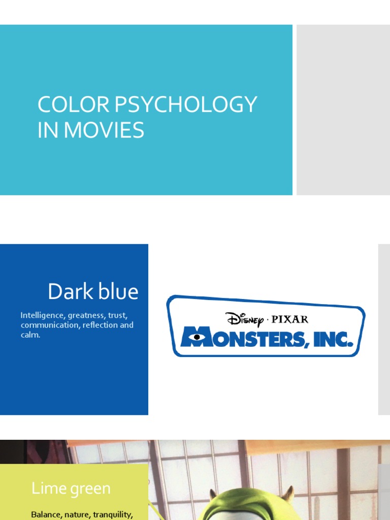Color Psychology in Film Characters | PDF