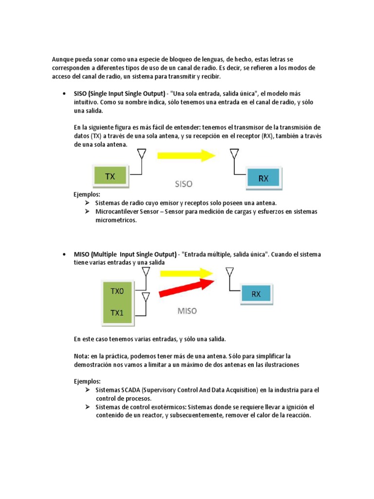 Siso Simo Miso Mimo | PDF | Antena (Radio) | Scada