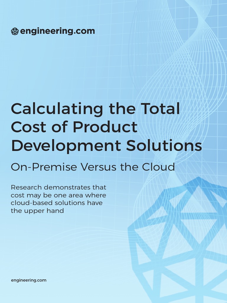 TCO of Cloud For Product Development | PDF | Cloud Computing | Information Technology