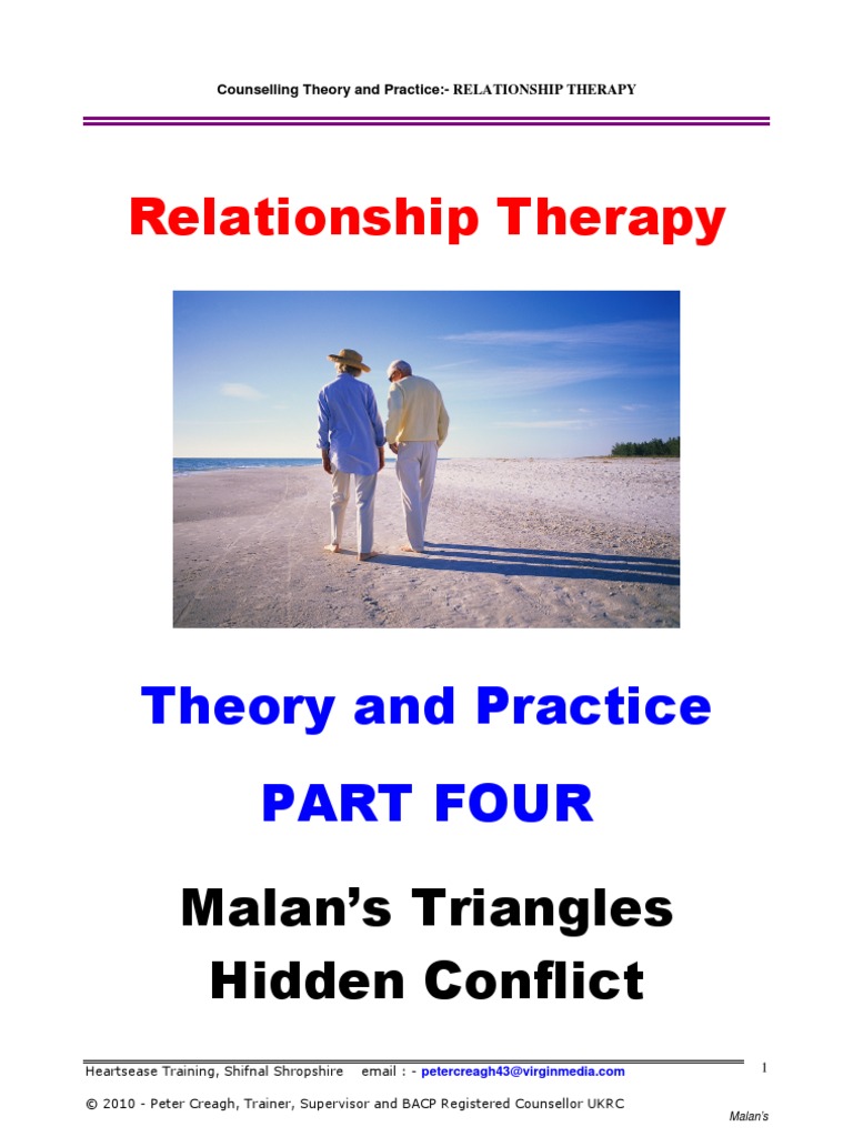 Hidden Conflict-Malan's Triangles | PDF | Psychotherapy | Anxiety