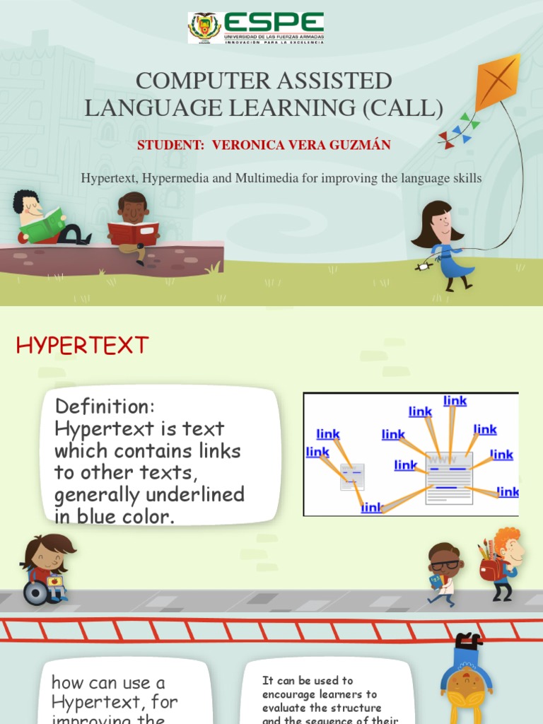 Hypertext, Hypermedia and Multimedia for Improving the Language Skills ...