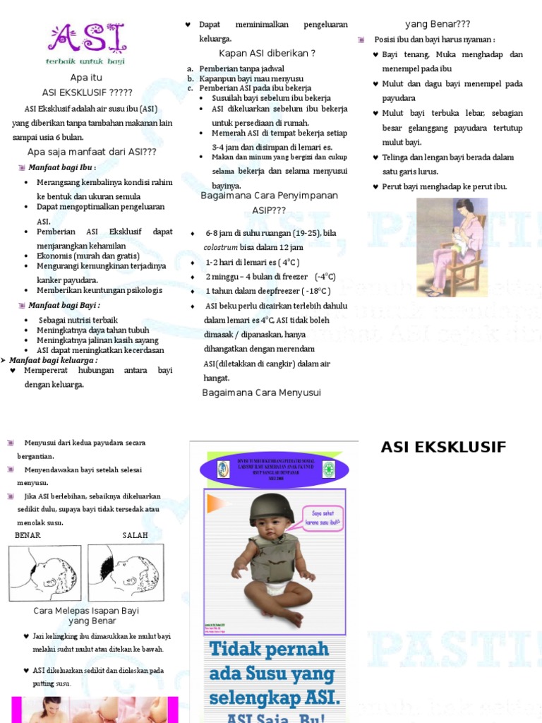 Leaflet ASI Eksklusif | PDF