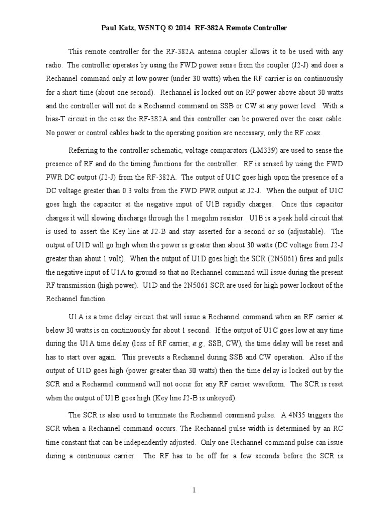 RF-382A Remote Controller | PDF | Electrical Connector | Electrical ...