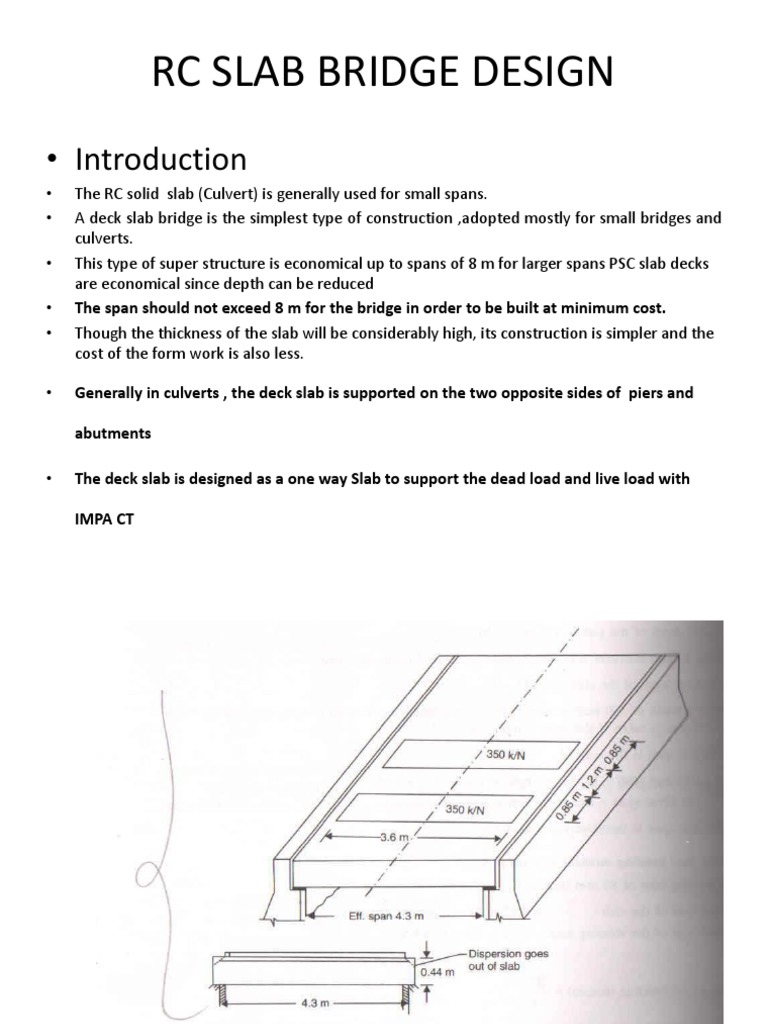 RC Deck Slab Bridge Design Guide | PDF | Reinforced Concrete | Bridge