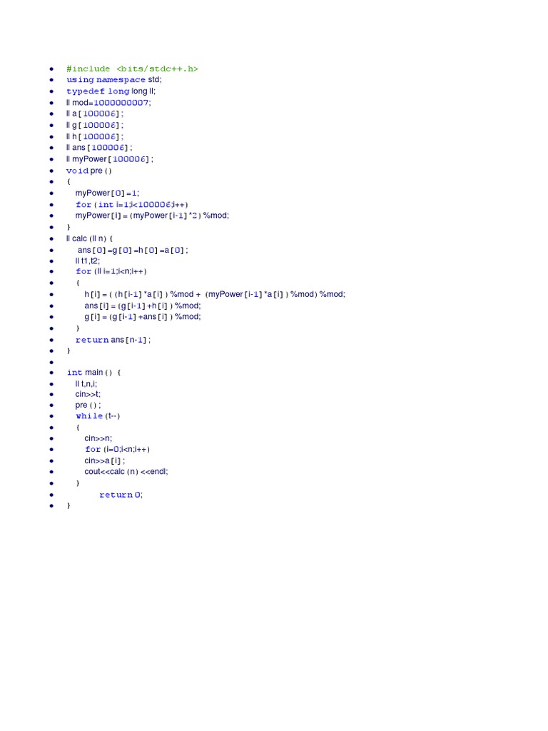 Using Namespace Typedef Long: #Include | PDF | Object Oriented Programming | Programming Paradigms