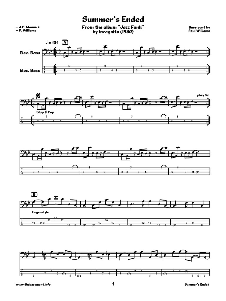 Incognito Summers - Ended Tab PDF | Download Free PDF | American ...