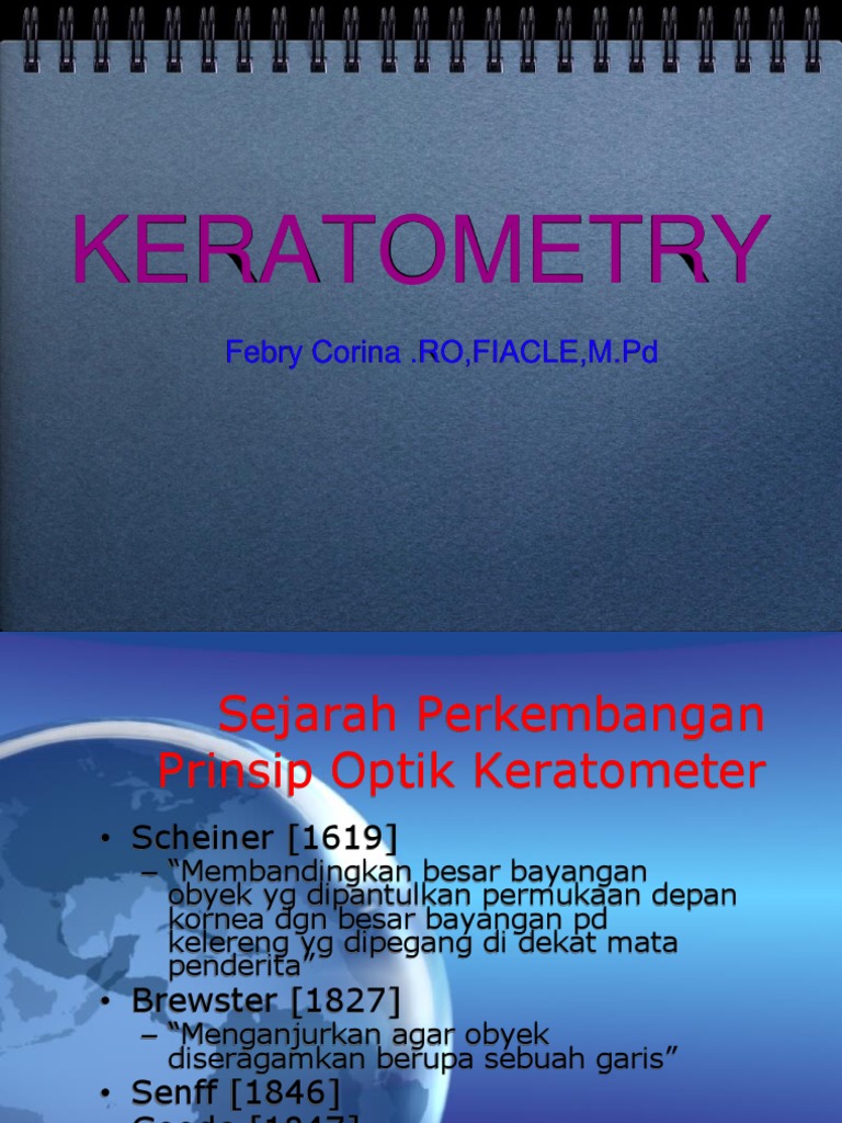 Prosedur dan Fungsi Keratometer | PDF