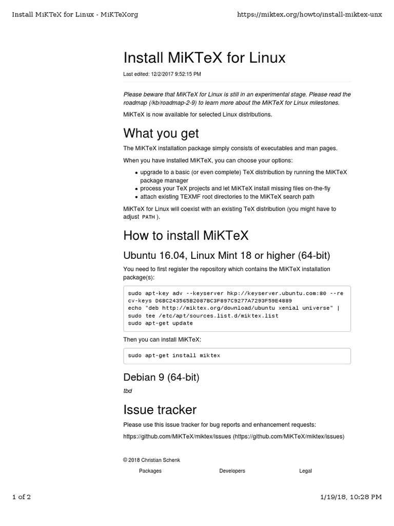 MiKTeX Install | PDF | Free Software | System Software