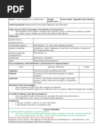 Volume and Capacity Grade 5 Worksheet 1 | PDF