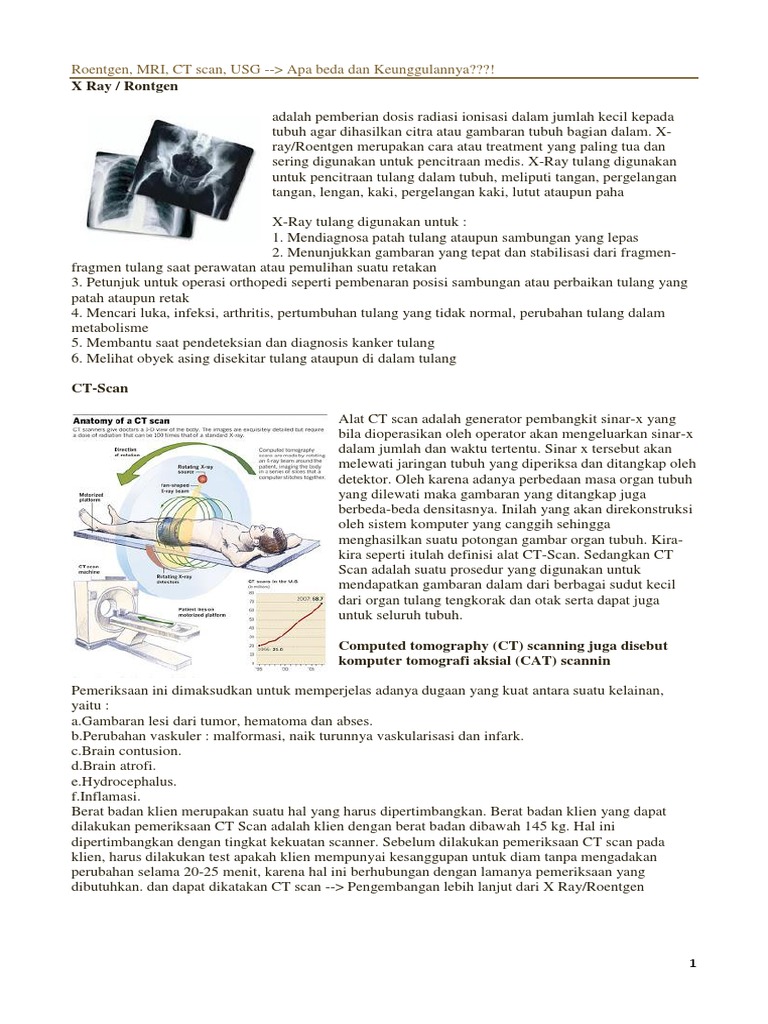 Rontgen Ctscan Mri | PDF | Komputer