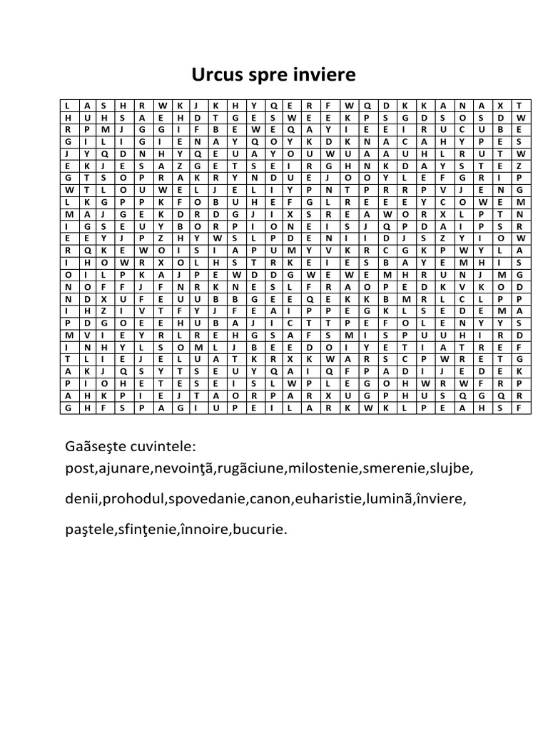 Urcus Spre Inviere Rebus | PDF