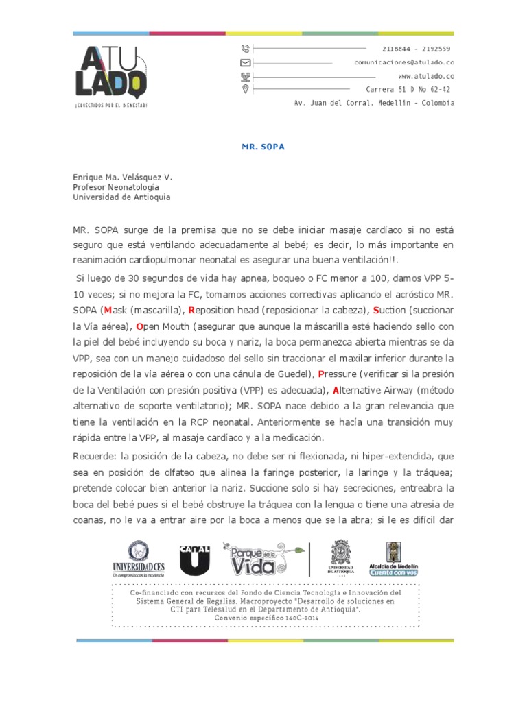 MR.SOPA | Reanimación cardiopulmonar | Medicina