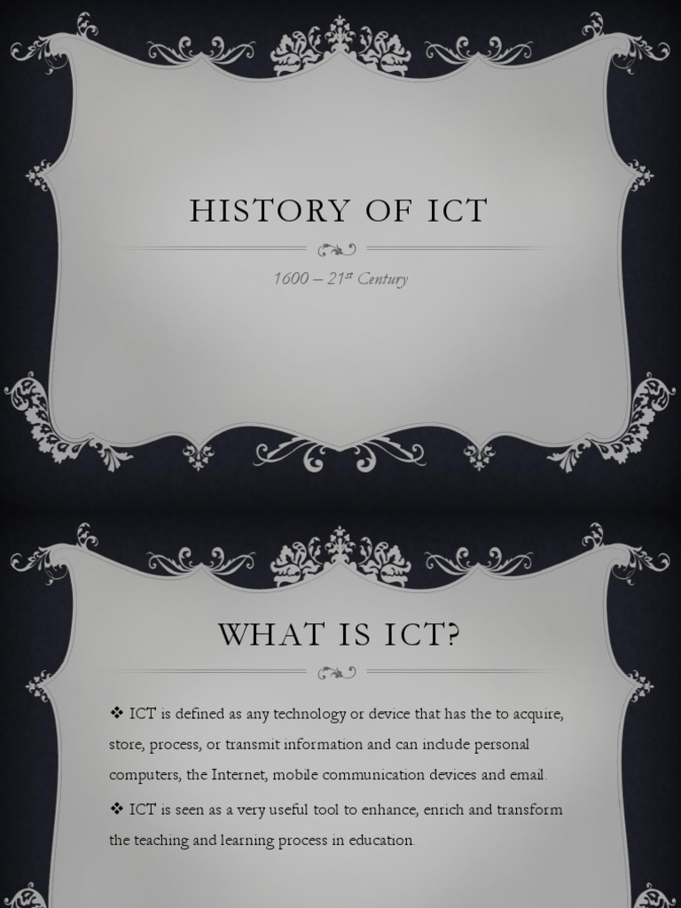 History of ICT | PDF
