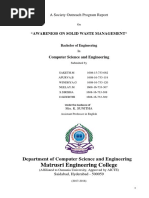 Waste Management Evs Project | PDF | Waste Management | Municipal Solid ...