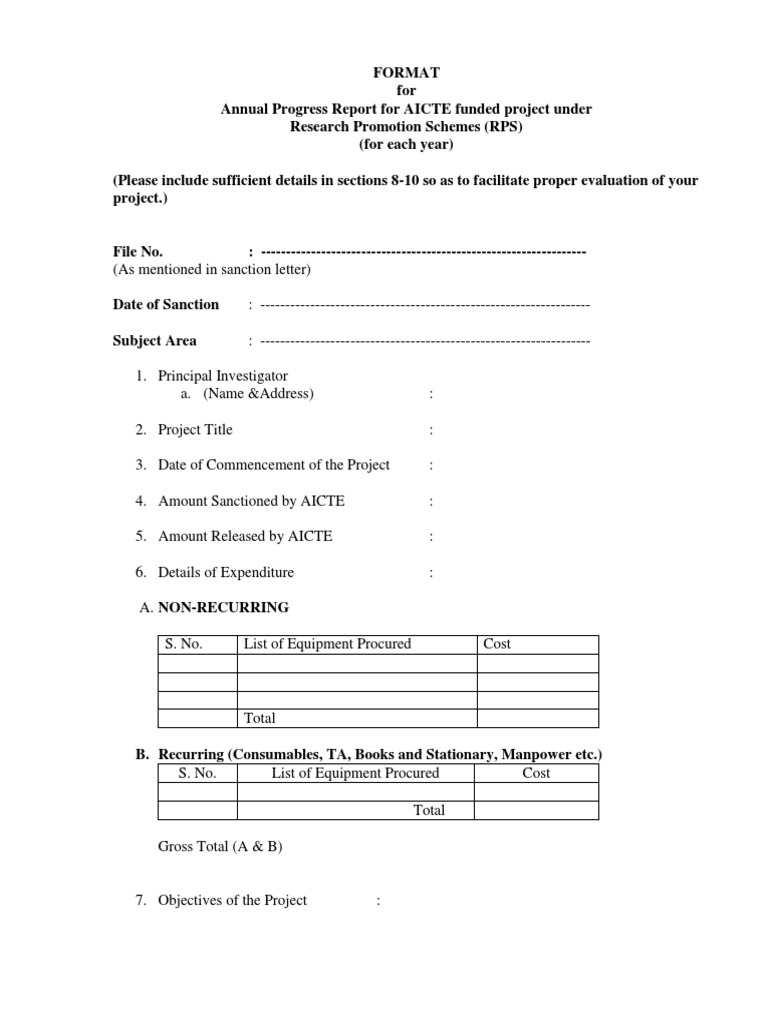 RPS Formate of Documents AICTE | PDF | Accountant | Seal (Emblem)