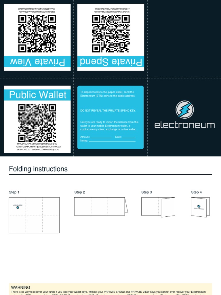 Electroneum Offline Wallet | PDF | Computers