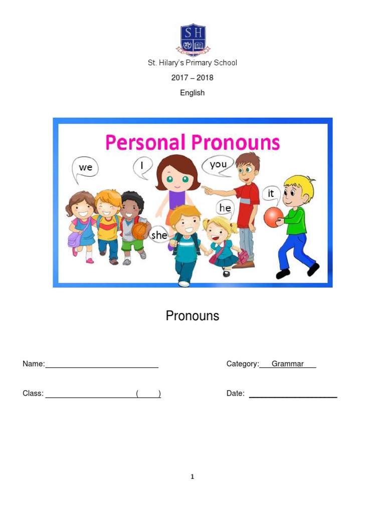 Revised Subject Pronoun Pack | PDF | Pronoun | Noun