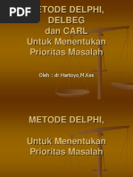 Metode Manajemen CARL Dalam Menentukan Prioritas Masalah | PDF
