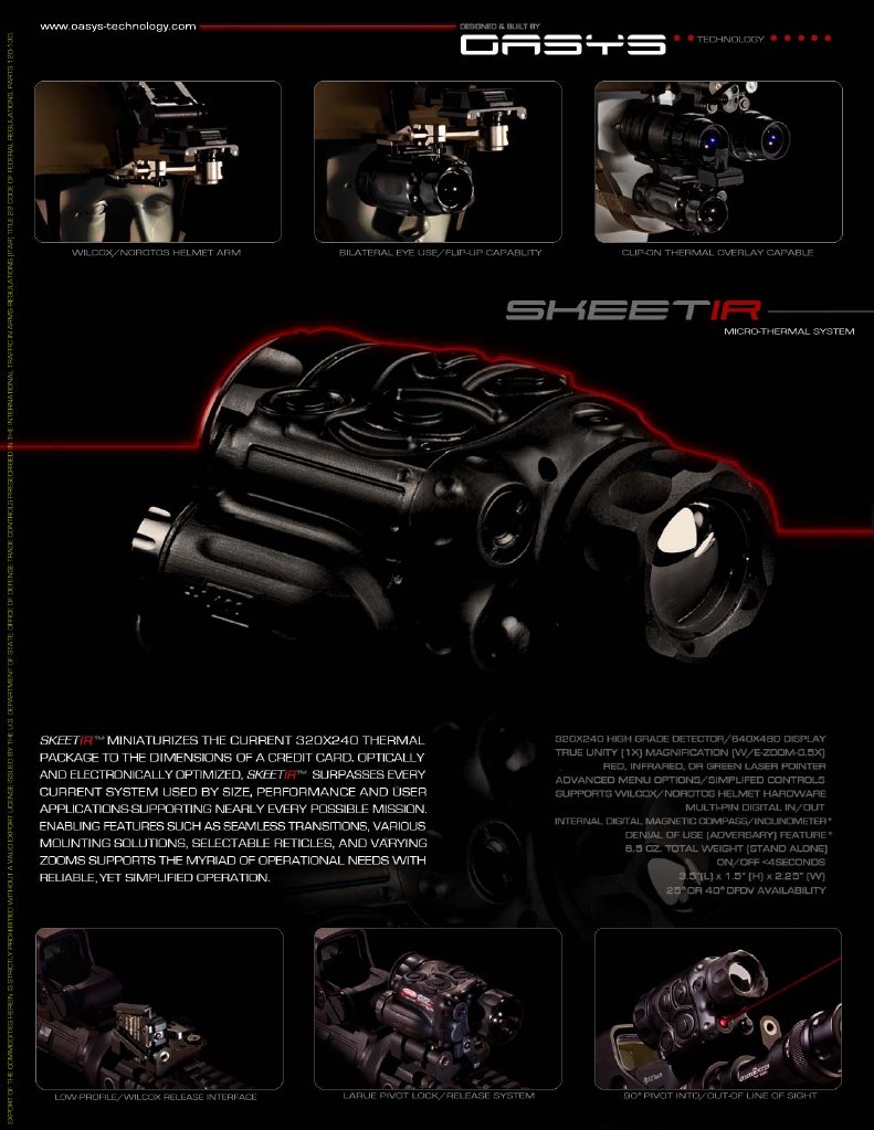 Oasys SkeetIR Thermal Device | PDF