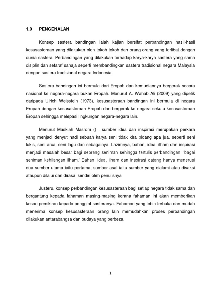 Esaimen BMM Kesusasteraan | PDF