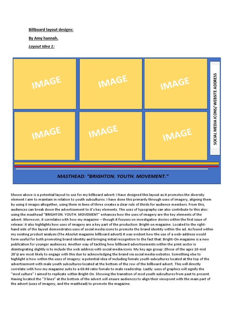 Billboard Layout Designs | PDF | Advertising | Mass Media