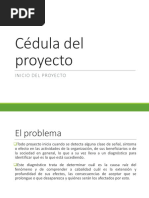 Cedula de Proyecto | PDF