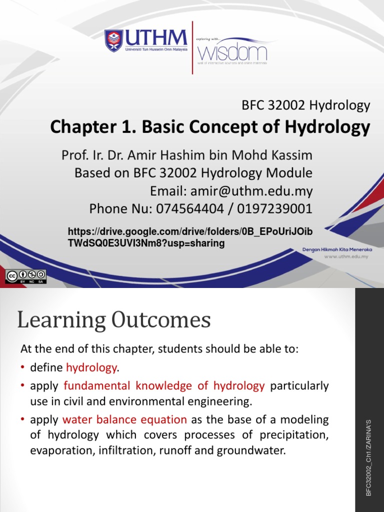 Chapter 1 Hydrology | PDF | Hydrology | Drainage Basin