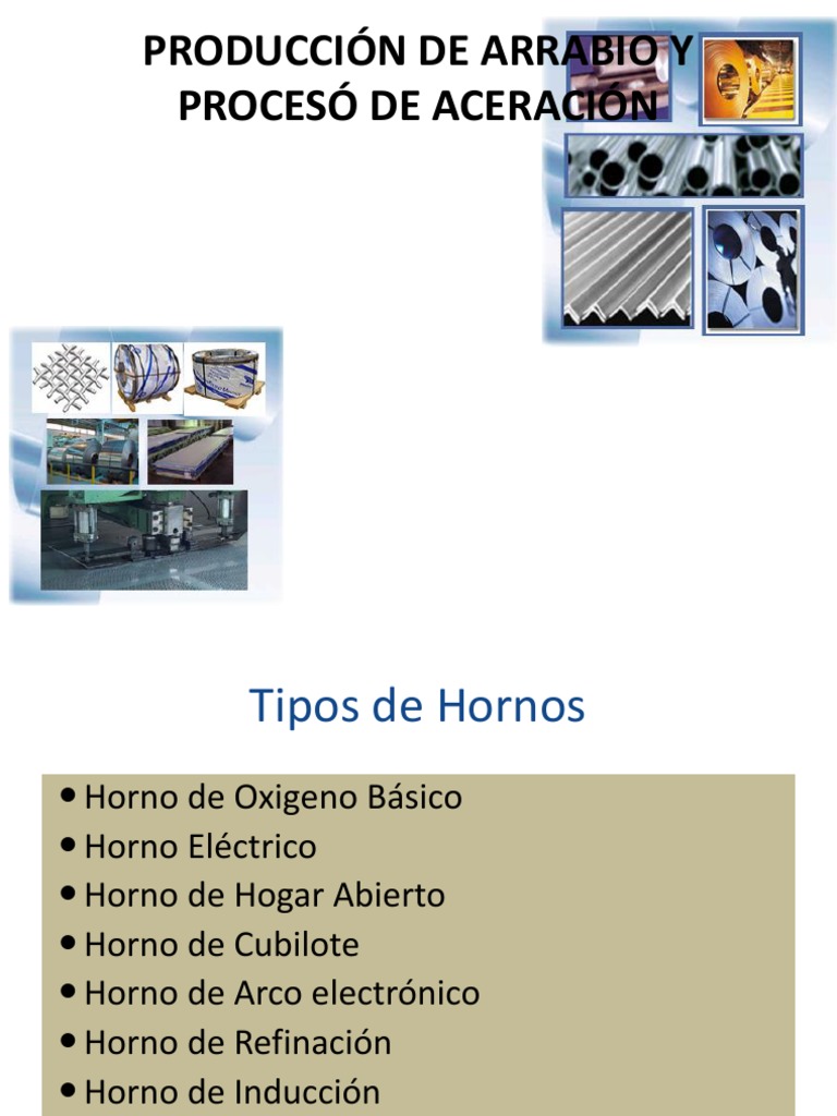 Produccion de Arrabio y Proceso de Aceracion | PDF | Arrabio | Fundición