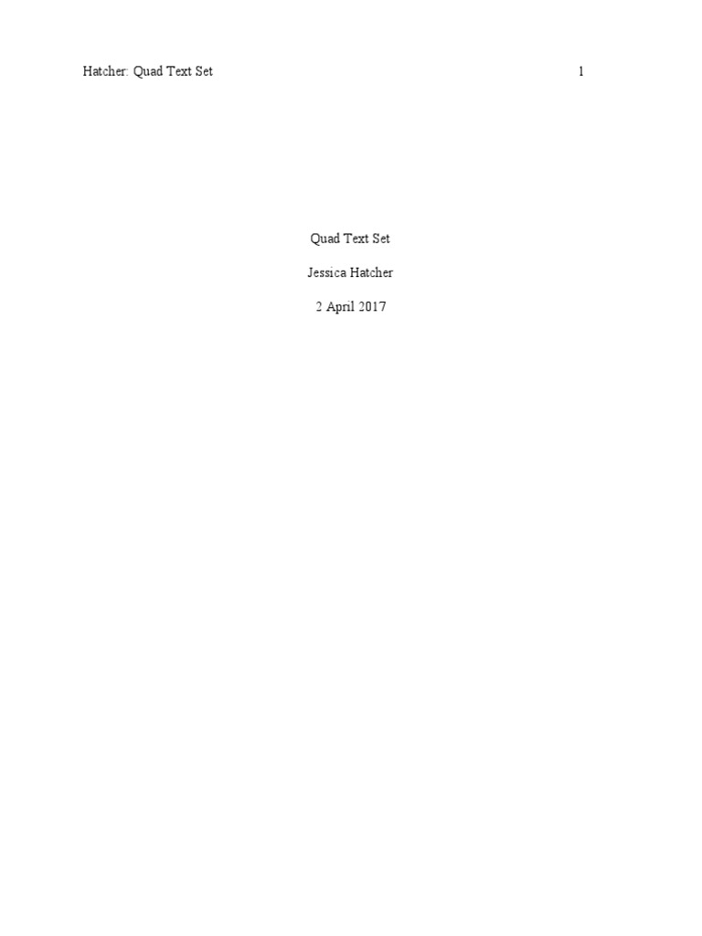 Quad Text Set | PDF | Reading Comprehension | Poetry