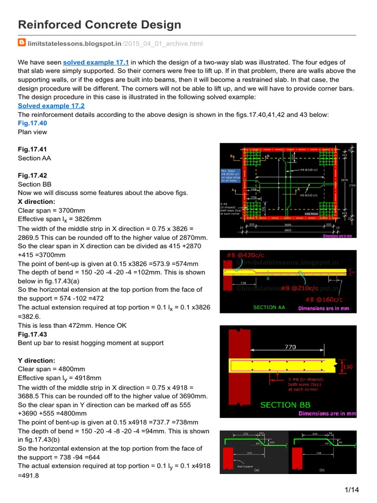 Limitstatelessons - Blogspot.in-Reinforced Concrete Design | PDF ...
