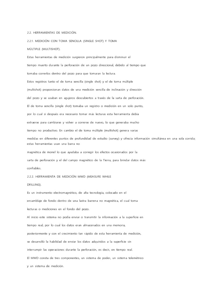 Herramientas de Medicion Perfo 3 JAIRO | PDF | Telemetría | Herramientas