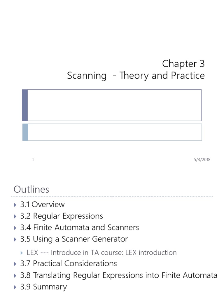 Chapter 33 | PDF | Regular Expression | Formal Methods
