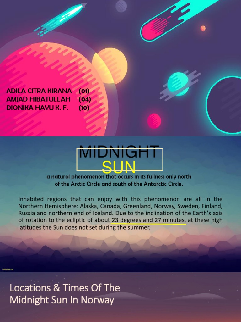 Midnight Sun | PDF | Astrometry | Earth Sciences