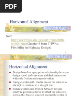 Lec 03 Highway Engineering - Horizontal Alignment | PDF | Geometry | Space