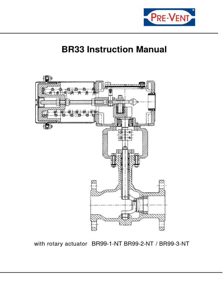 Instruction Manual BR33 en | PDF | Valve | Screw