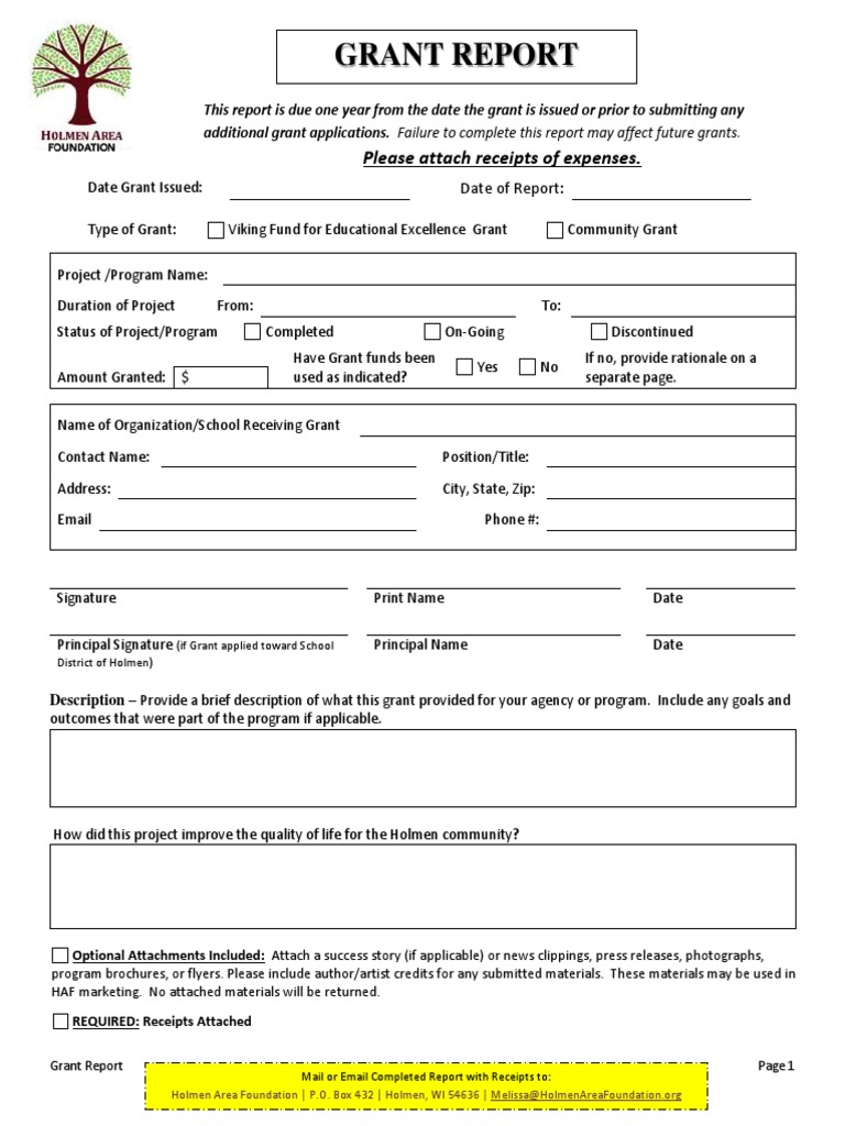 Haf Grant Report | PDF | Communication | Business